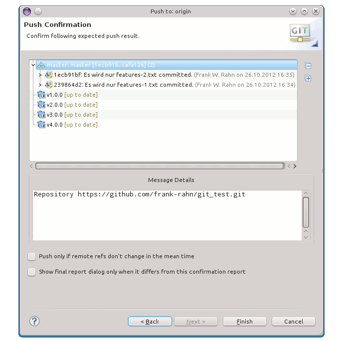 GitHub mit Eclipse (EGit) » Frank W. Rahn